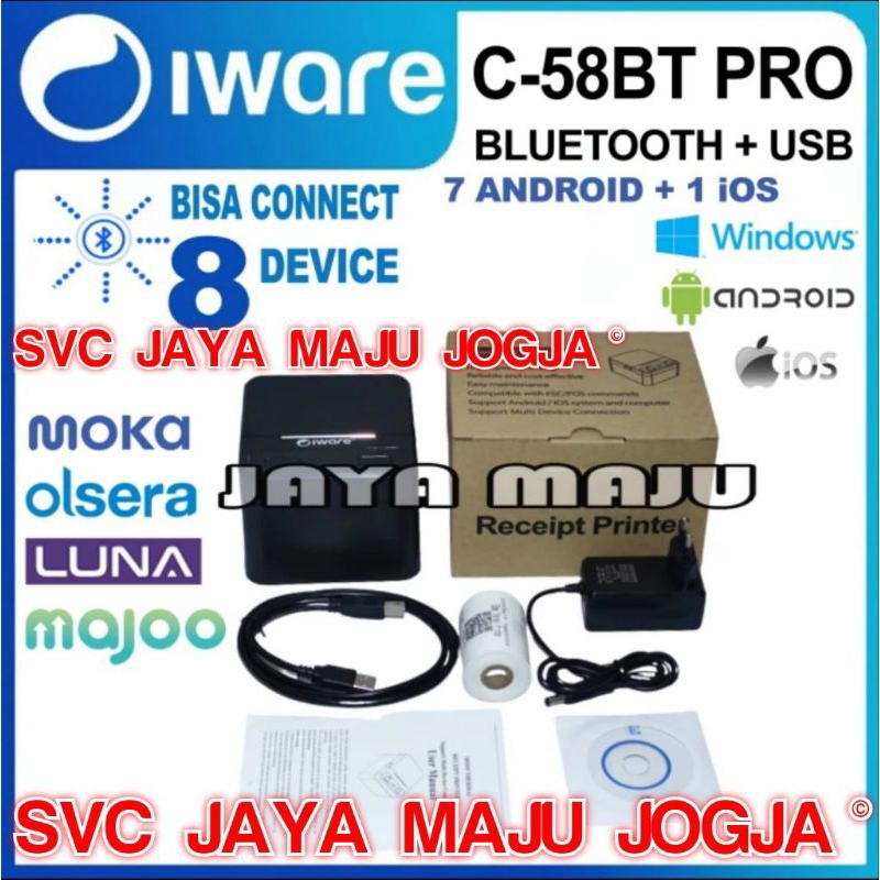 Jual IWARE C58 BT PRO - BLUETOOTH 5.1 USB - SPEED 90 MM/S || MINI ...