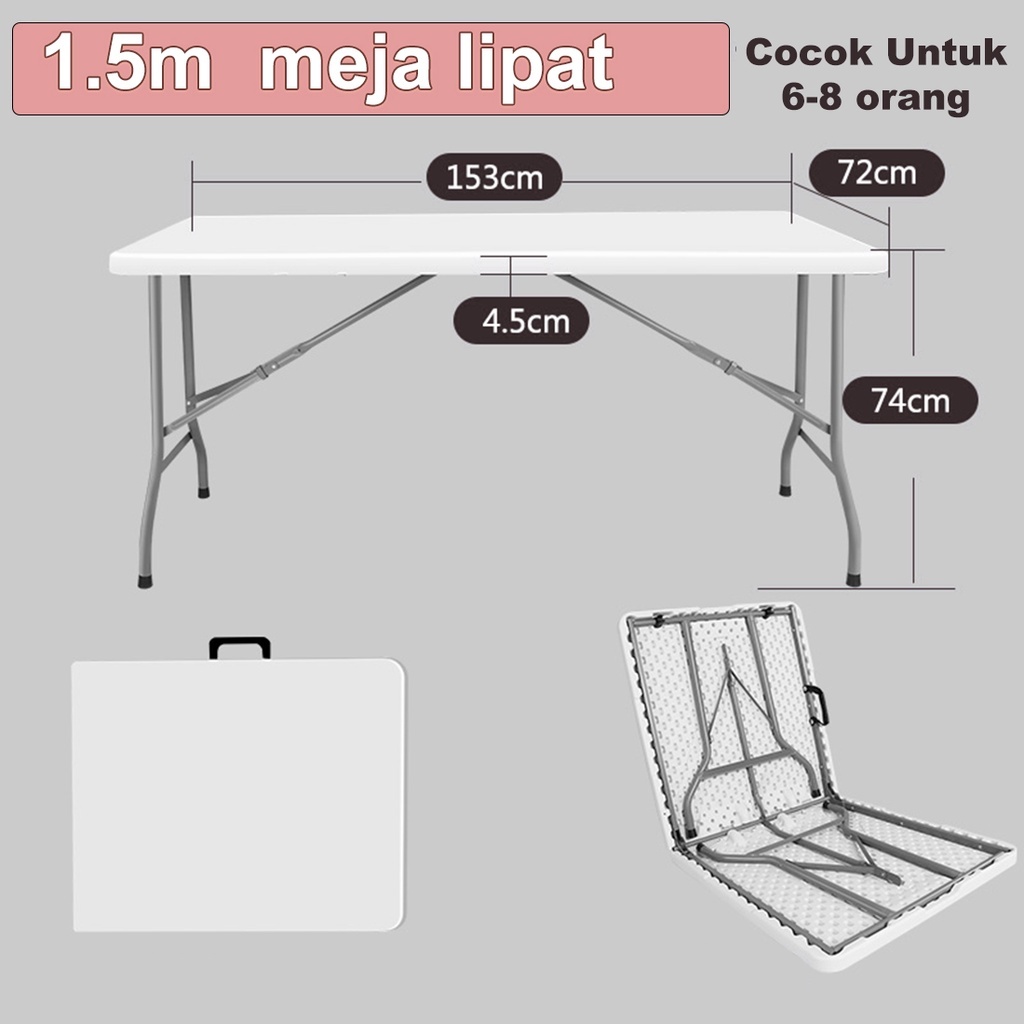 Jual Epic Finds Meja Lipat Serbaguna Meja Taman Meja Lipat Outdoor ...