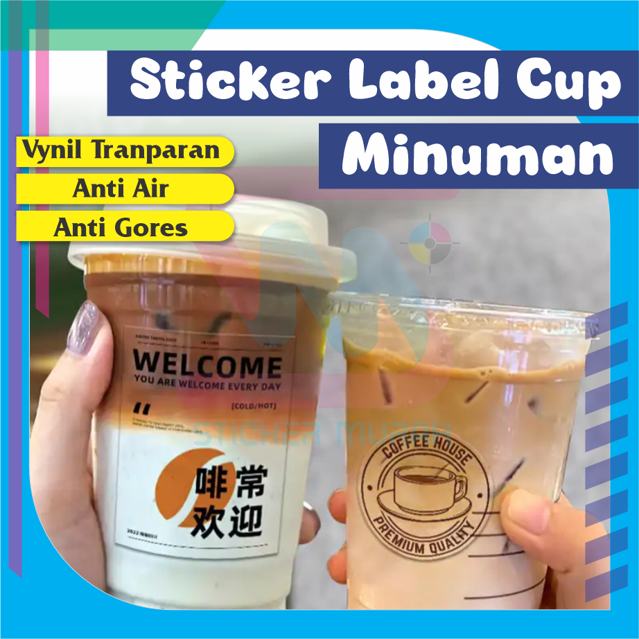 Jual Stiker Murah Bandung Sticker Label Kemasan Transparan Gelas ...