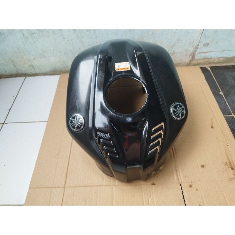 Jual Cover tutup tengki tanki R15 V3 VVA hitam original | Shopee Indonesia