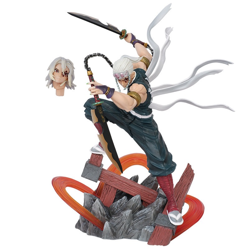 Jual Action Figure Demon Slayer Tengen Uzui Battle NeiJuan Studio ...