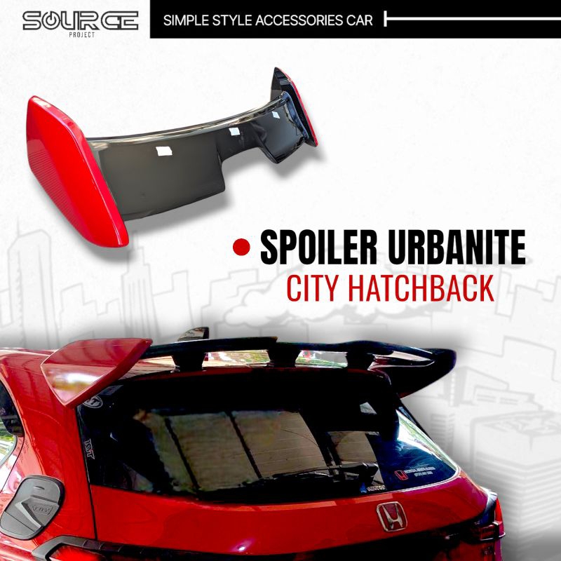 Jual REAR WING SPOILER URBANITE FOR HONDA CITY HATCHBACK | Shopee Indonesia