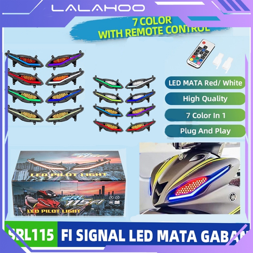 Jual ⚡Garansi 6 bulan⚡zhipat lampu alis 7 warna motor lampu senja gaban ...