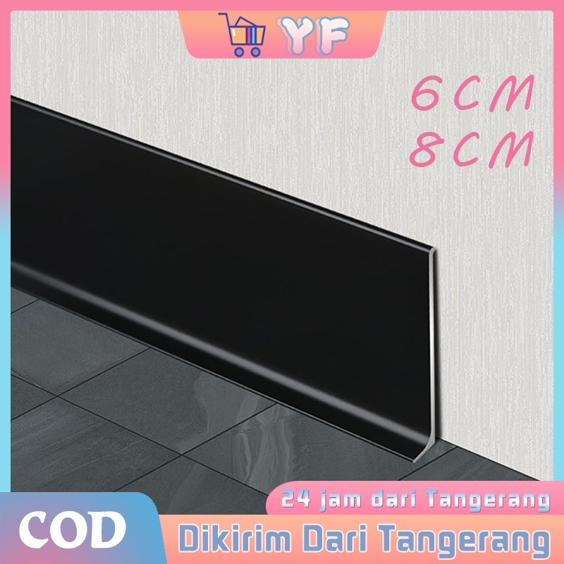 Jual 2M Lish Alumunium List Penutup Celah Plint Skirting Lis Sudut ...