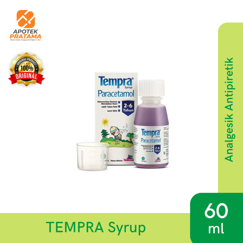 Jual TEMPRA SYR 60ML | Shopee Indonesia