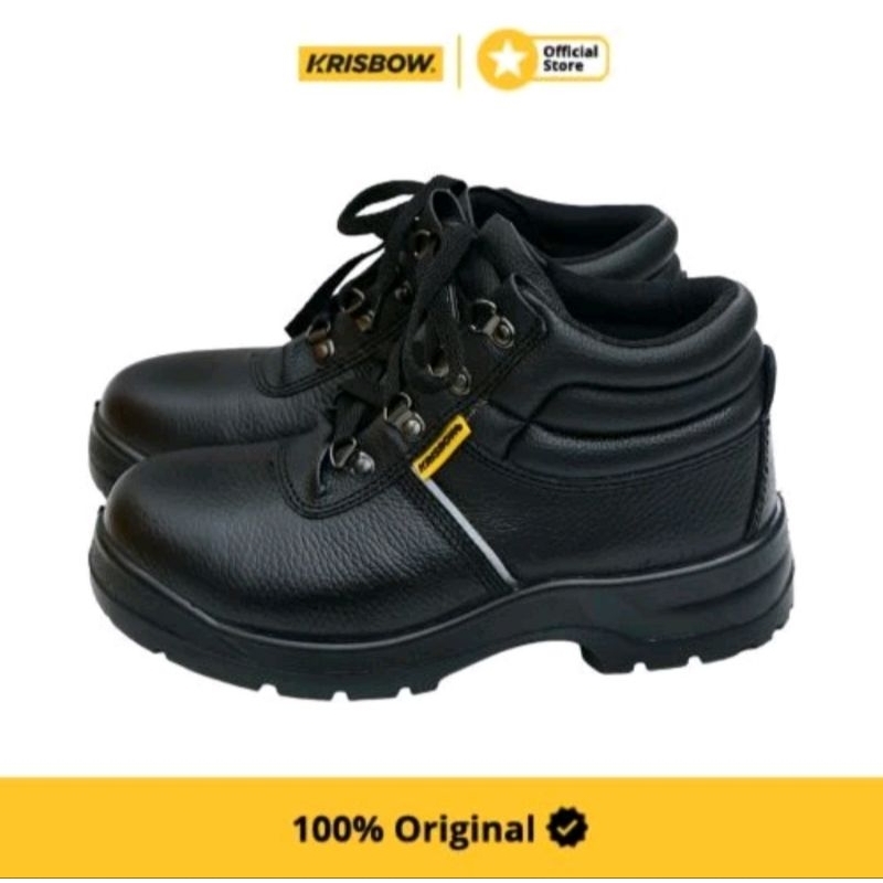 Jual Krisbow sepatu safety shoes Argus 6 inch/sepatu pengaman/kerja ...
