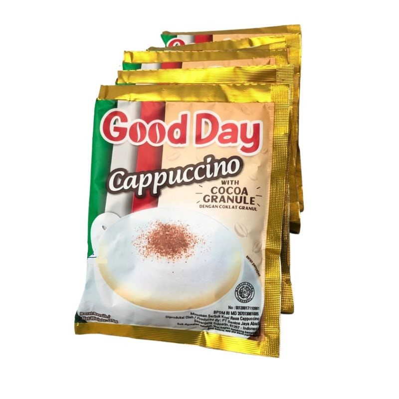 Jual SEMBAKO - Kopi Good Day Cappuccino 25gr 10 Sachet | Shopee Indonesia