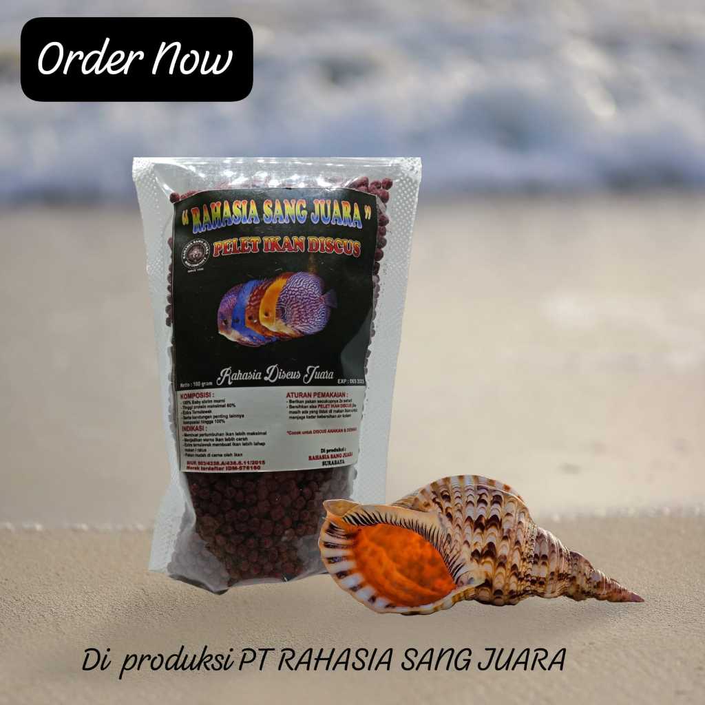Jual Pakan Ikan DISCUS PELET RAHASIA SANG JUARA PREMIUM untuk warna dan ...