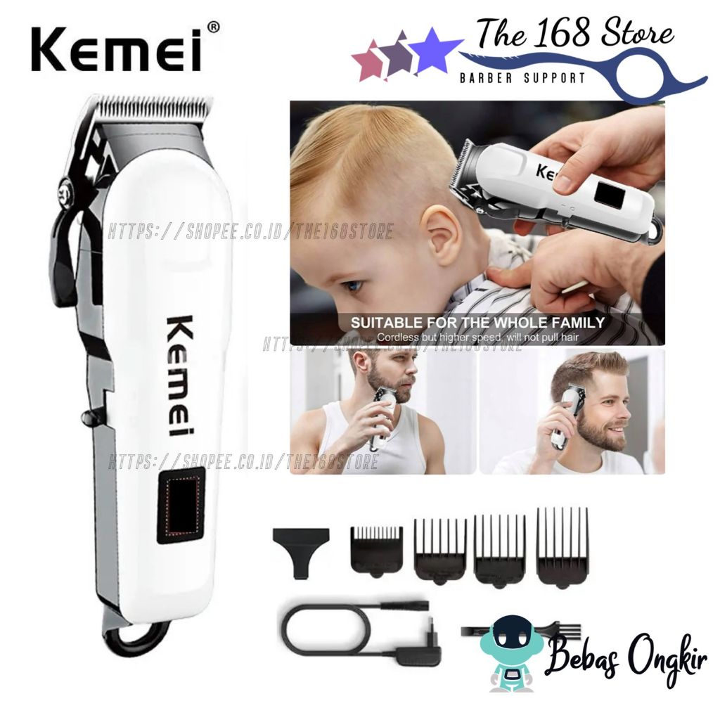 Jual MESIN CUKUR KEMEI KM-809B / ALAT CUKUR RAMBUT RECHARGEABLE ...