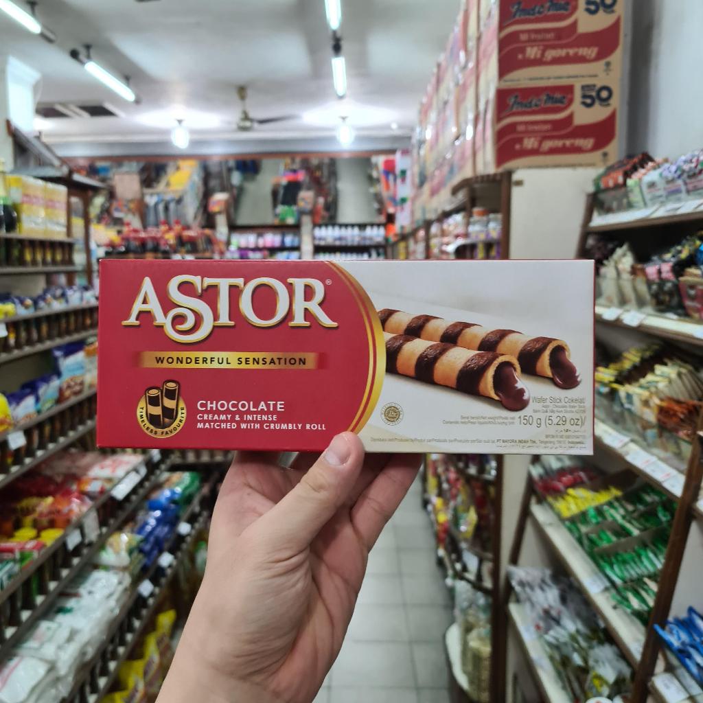 Jual ASTOR WAFER STICK CHOCOLATE 150 g | Shopee Indonesia