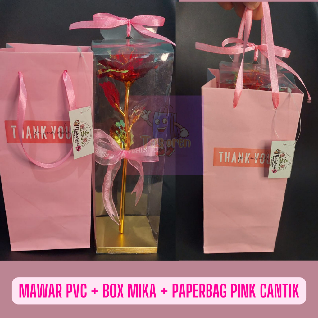 Jual GIFT MAWAR BOX DENGAN PAPER BAG CANTIK MAWAR BOX BEAUTY AND THE ...