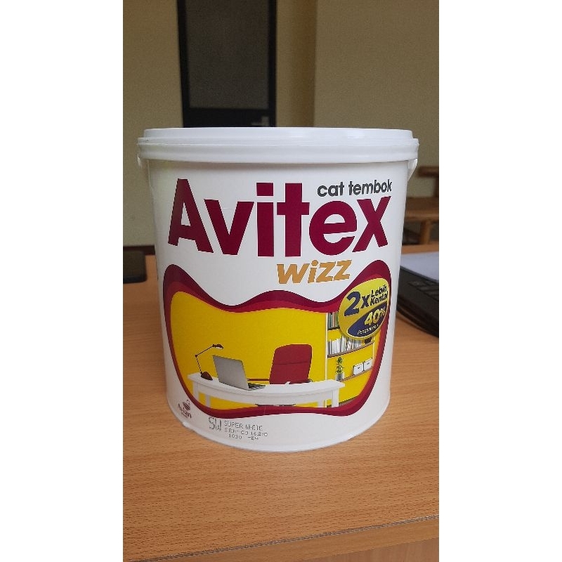 Jual Cat Tembok Avitex Wizz 5KG | Shopee Indonesia