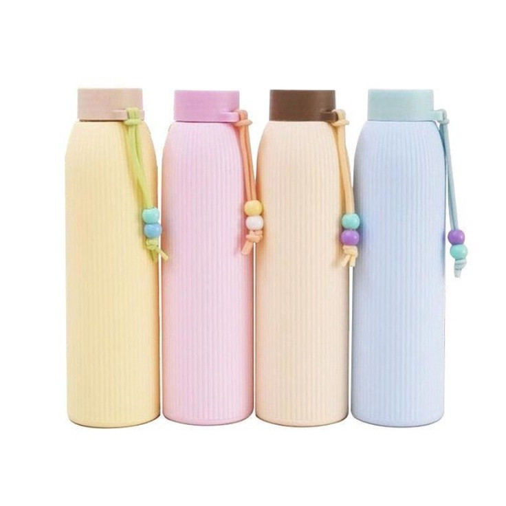 Jual BOTOL MINUM MACARON KACA 500ML | Shopee Indonesia