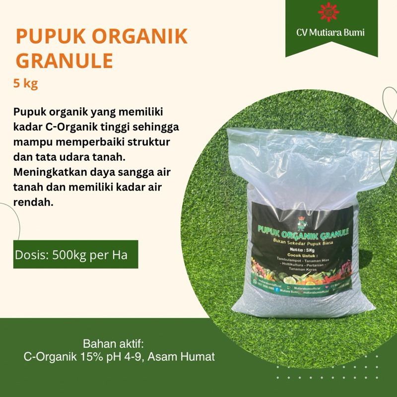 Jual PUPUK ORGANIK | PUPUK GRANUL KEMASAN 1KG/untuk tanaman hias ...