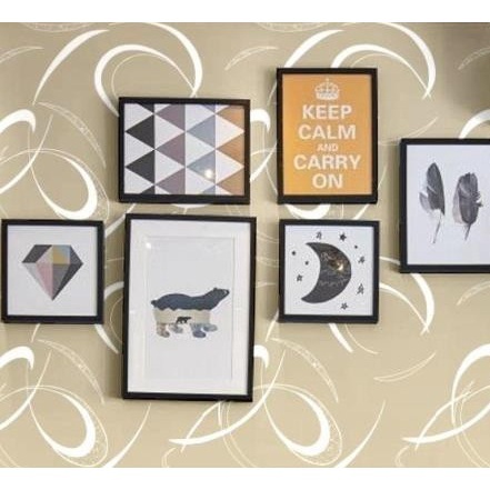 Jual WALLPAPER DINDING MOTIF WAVE ASAP BULAT COKLAT 45 CM x 9 - 10 M ...