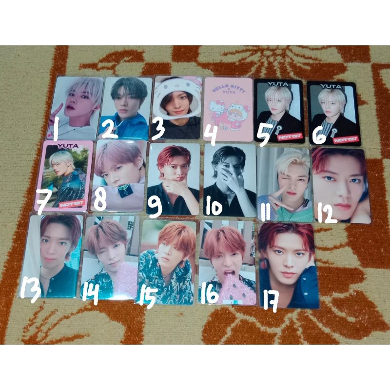 Jual photocard official yuta nct home sanrio ver b ay-yo concept dicon ...