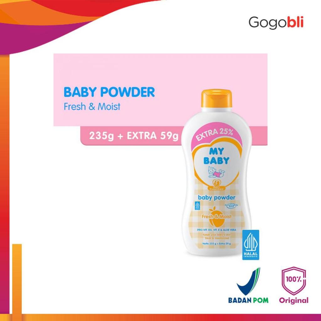 Jual My Baby Powder Fresh and Moist 225gr + Extra 56gr | Shopee Indonesia