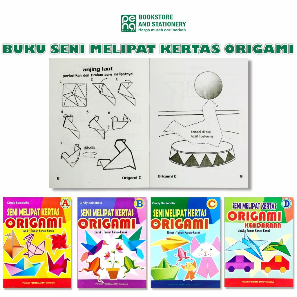 Jual Buku Seni Melipat Kertas Origami | Shopee Indonesia