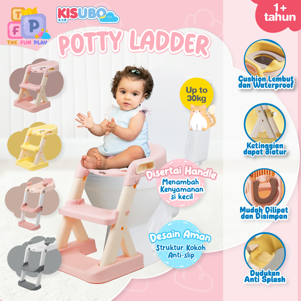 Jual TheFunPlay Baby Potty Ladder Chair Seat Toilet Training Pispot ...