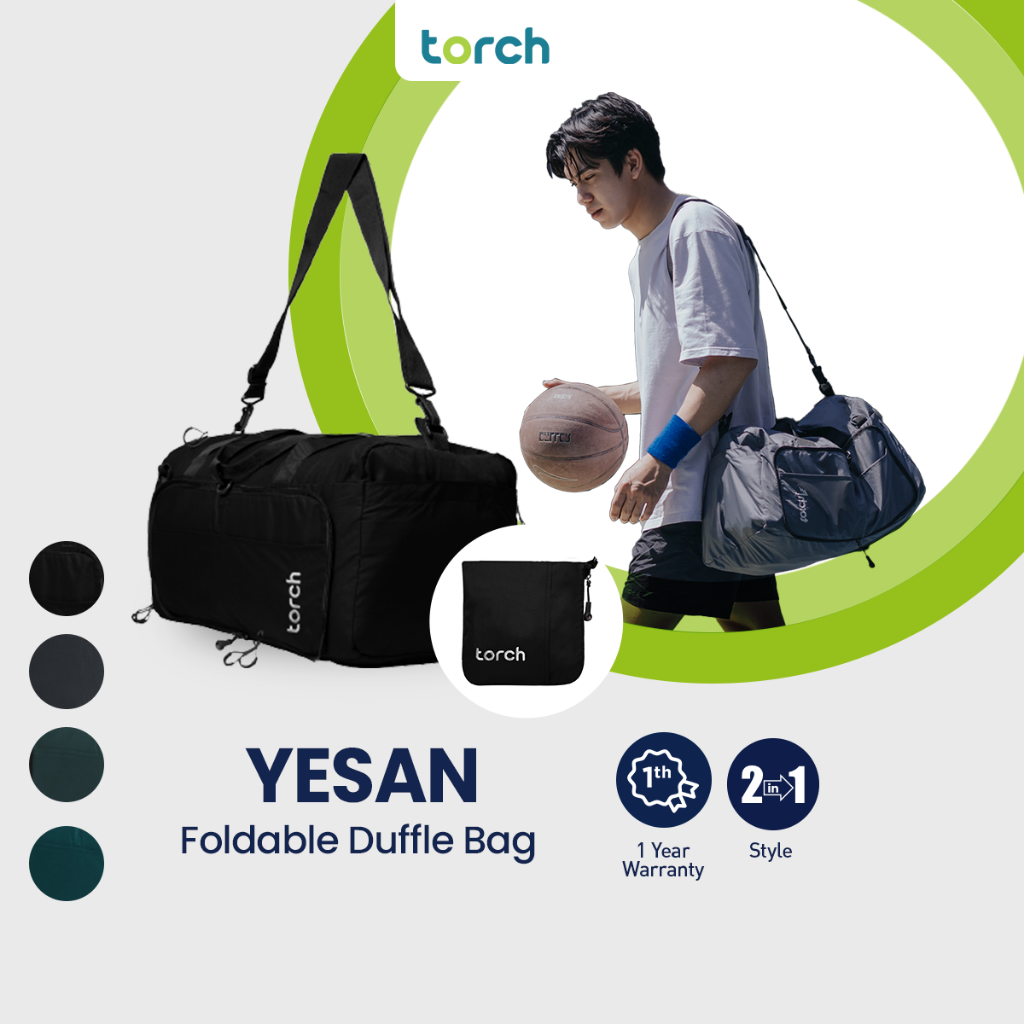 Jual TORCH Yesan Tas Selempang Jinjing Baju Olahraga Gym Lipat Tas ...