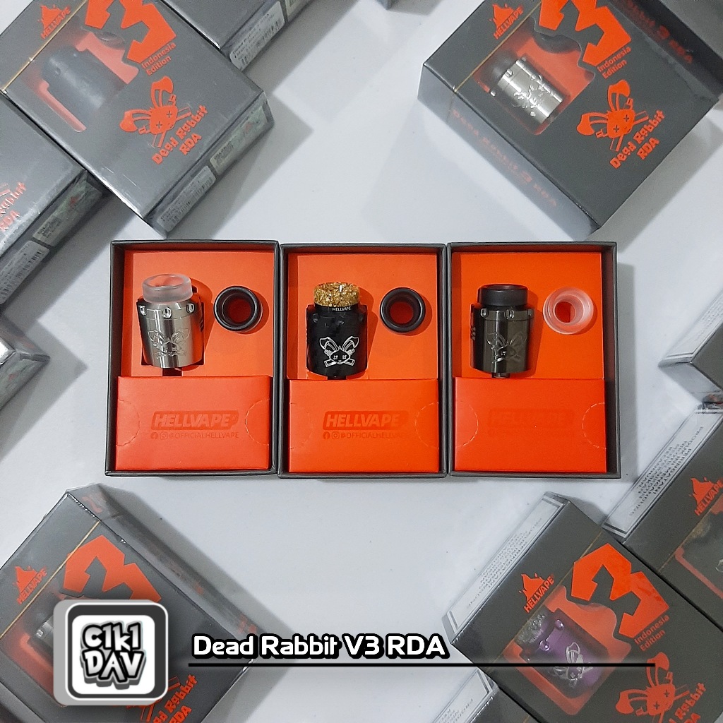 Jual Hellvape Dead Rabbit V3 RDA Carbon Fiber Edition authentic ...