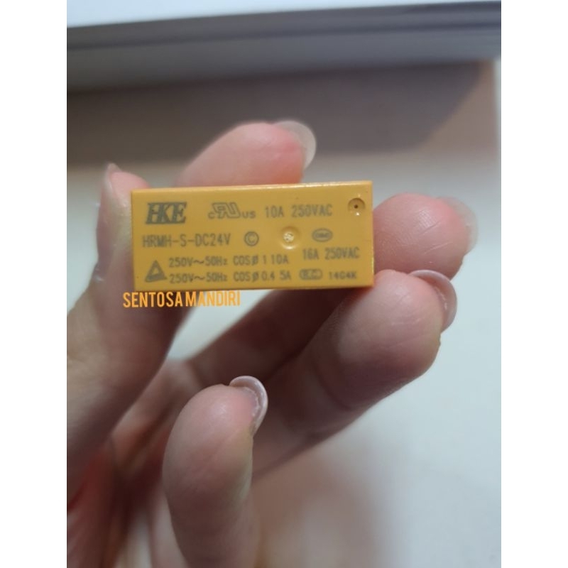 Jual RELAY RILEY HKE orange 24V 10A 5P 24 volt 10 ampere 5 pin kaki ...