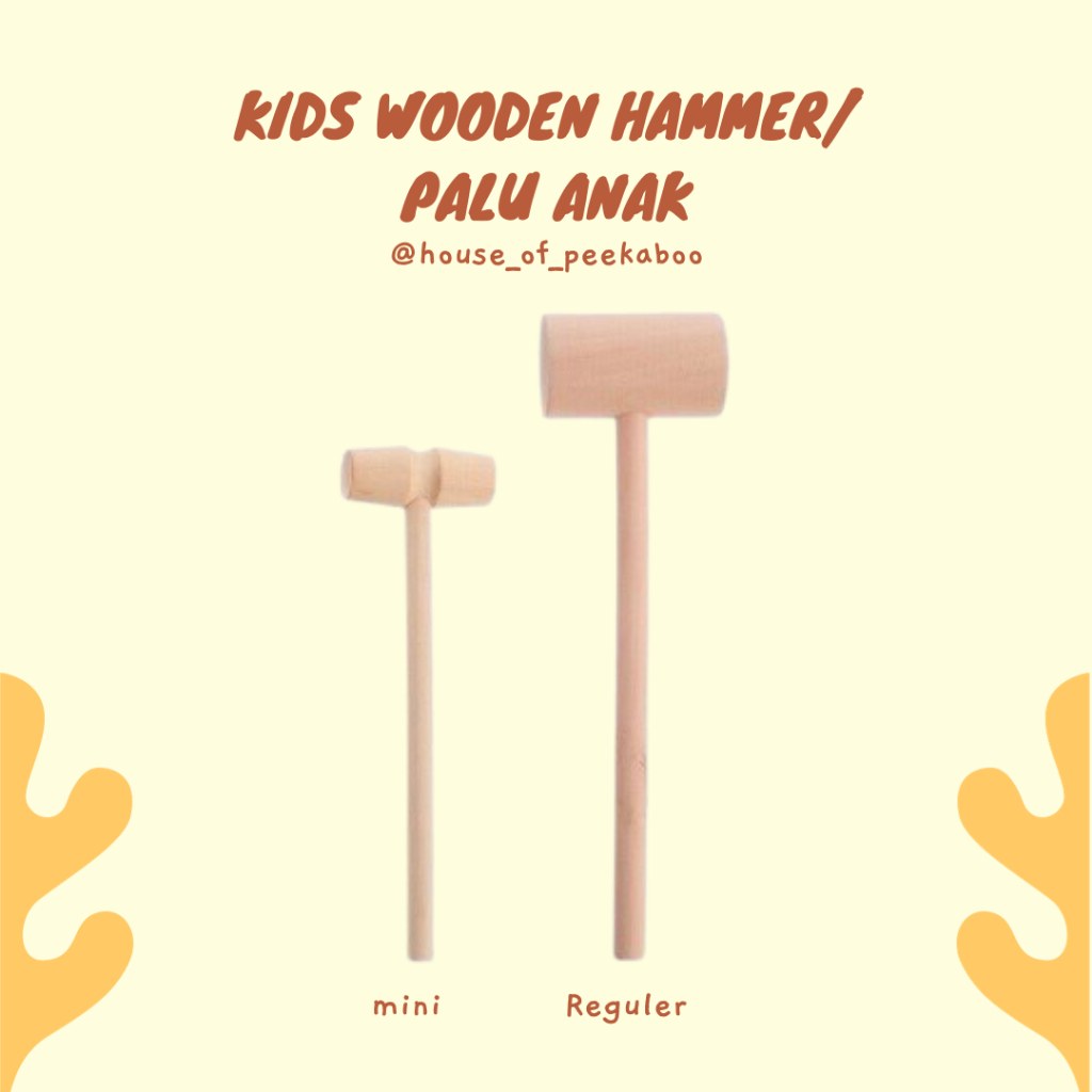 Jual [House of Peekaboo] Palu pinata kayu | palu bermain anak | palu ...