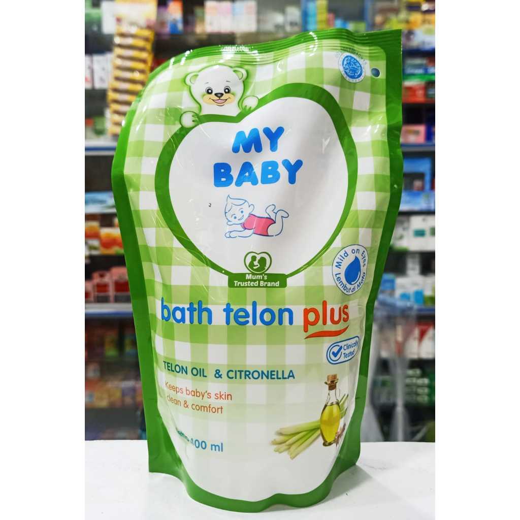 Jual My Baby 𝐁𝐚𝐭𝐡 𝐓𝐞𝐥𝐨𝐧 𝐏𝐥𝐮𝐬 𝐑𝐄𝐅𝐈𝐋𝐋 𝟒𝟎𝟎𝐌𝐋 - Sabun Cair Bayi Wangi Telon ...