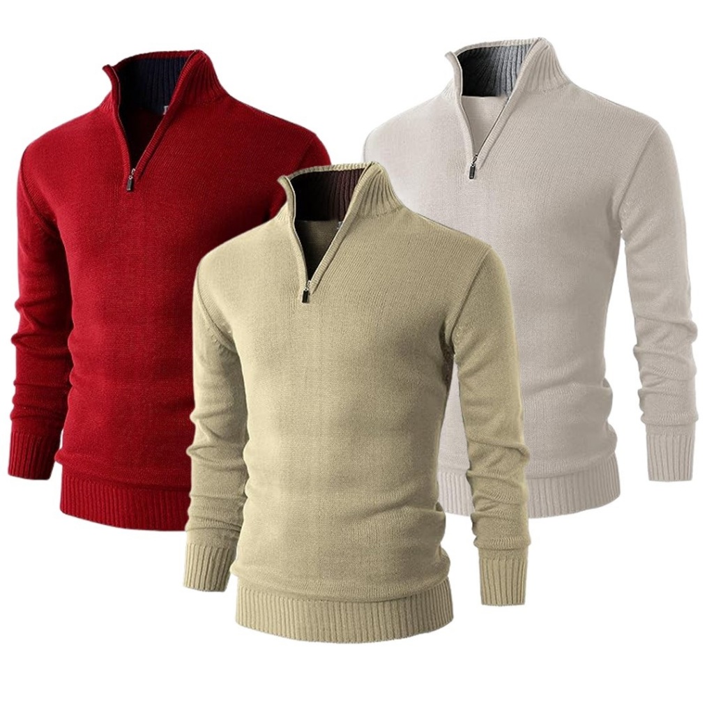 Jual Sweater Rajut Genoda Angelo Switer Rajutan Pria Keren Kombinasi ...