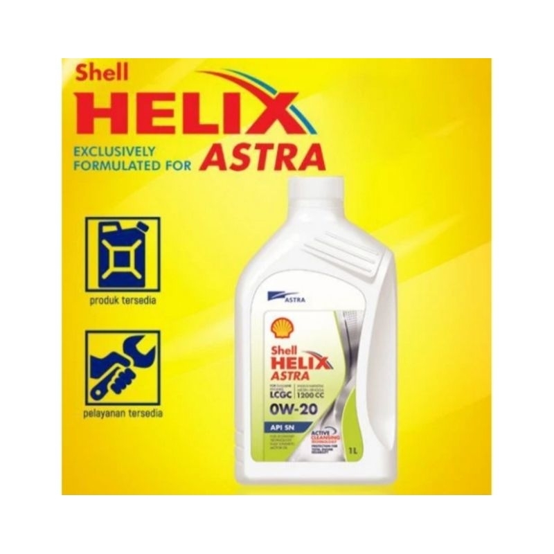 Jual Oli Mesin Shell Helix Astra 0W-20 | Shopee Indonesia