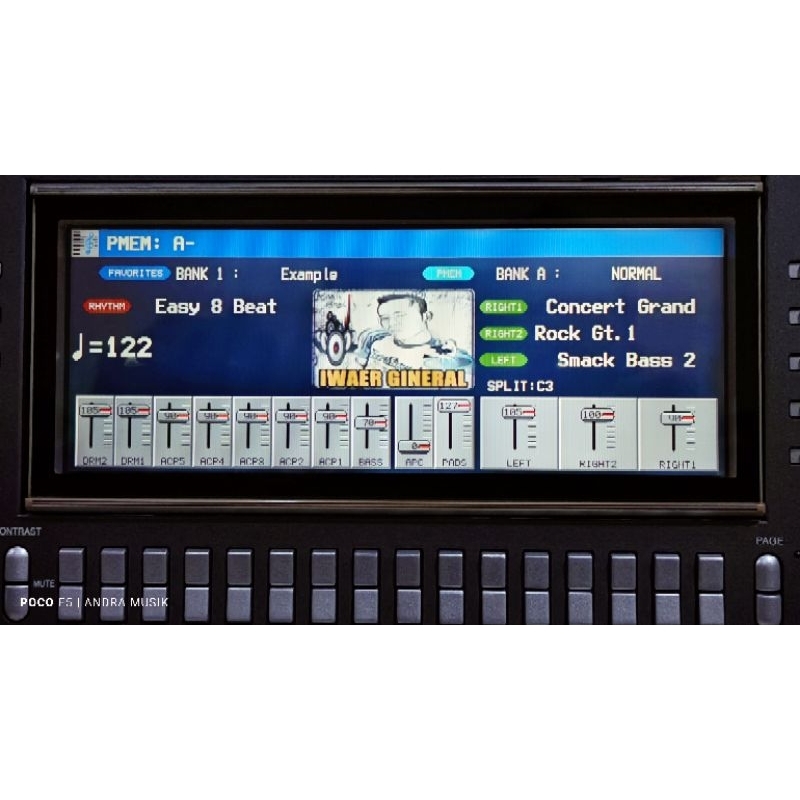 Jual Layar LCD keyboard Technics Kn7000 kn 6500 kn6000 Display Kn 7000 ...