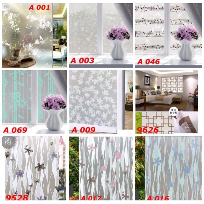 Jual STICKER KACA / Stiker Kaca Film Wallpaper Jendela Rumah 90cm x ...