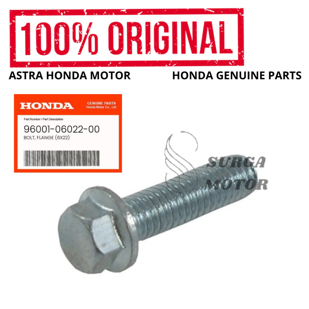 Jual Baut Kunci 8 Bolt Flange 6x22 BeAT eSP Scoopy Spacy Supra X 125 FI ...