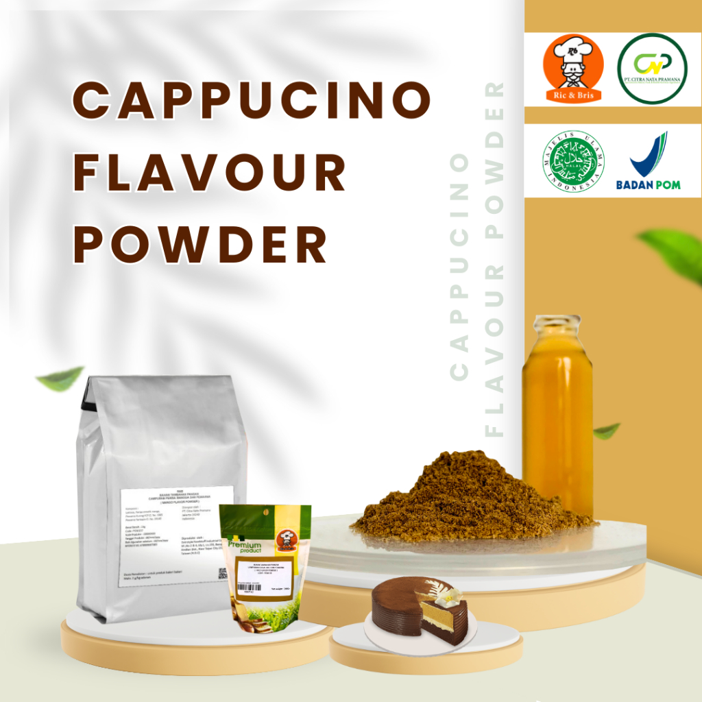 Jual Cappucino Flavour Powder / Bubuk Minuman Cappucino / Perisa Bubuk ...