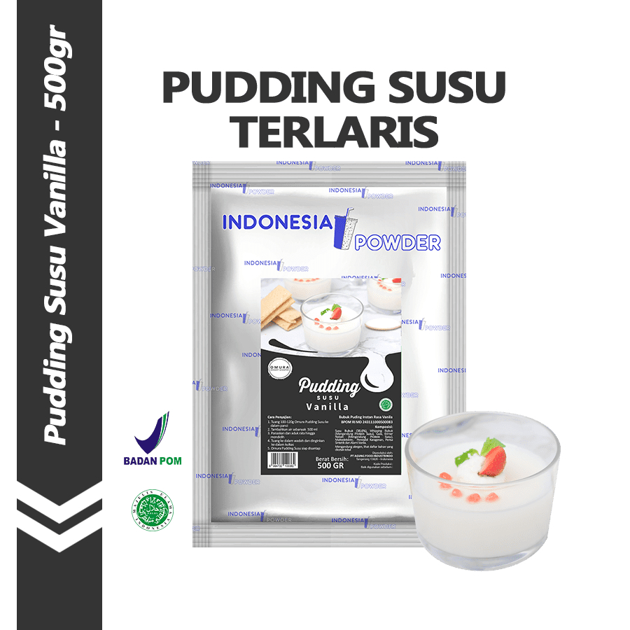 Jual [PUDDING] Pudding Susu Mix Gula Rasa Vanilla / Vanila 500 Gr ...