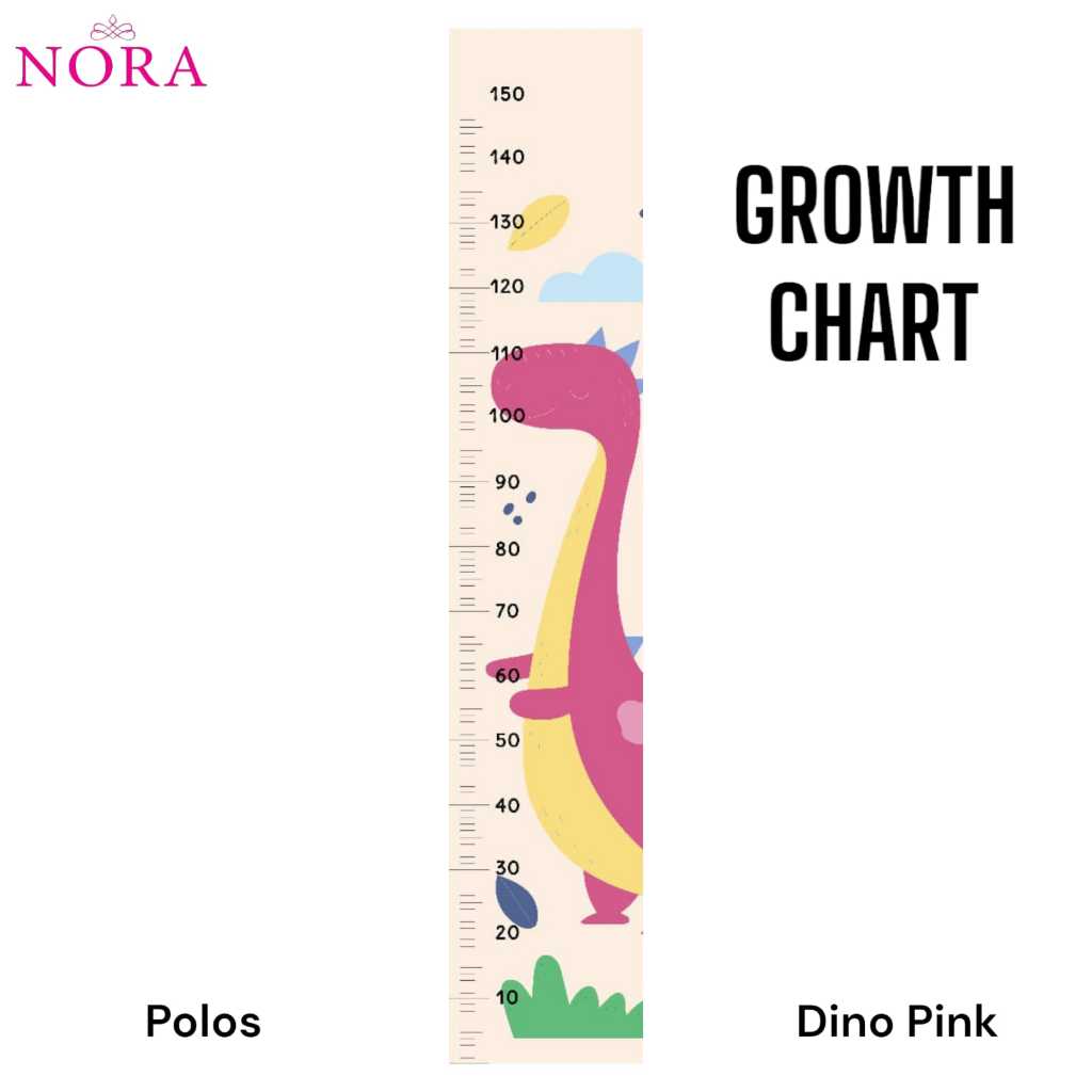 Jual Dino Series Growth Chart Custom Free Tulis Nama Dan Foto Akat ...