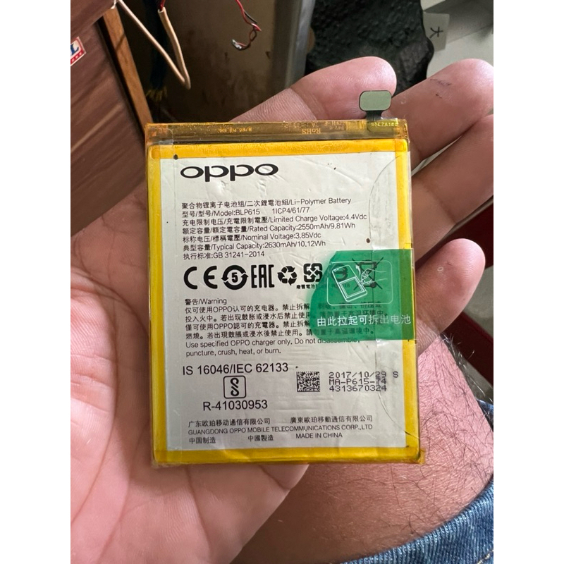Jual BATERAI OPPO A37 A37F BLP615 ORIGINAL COPOTAN | Shopee Indonesia