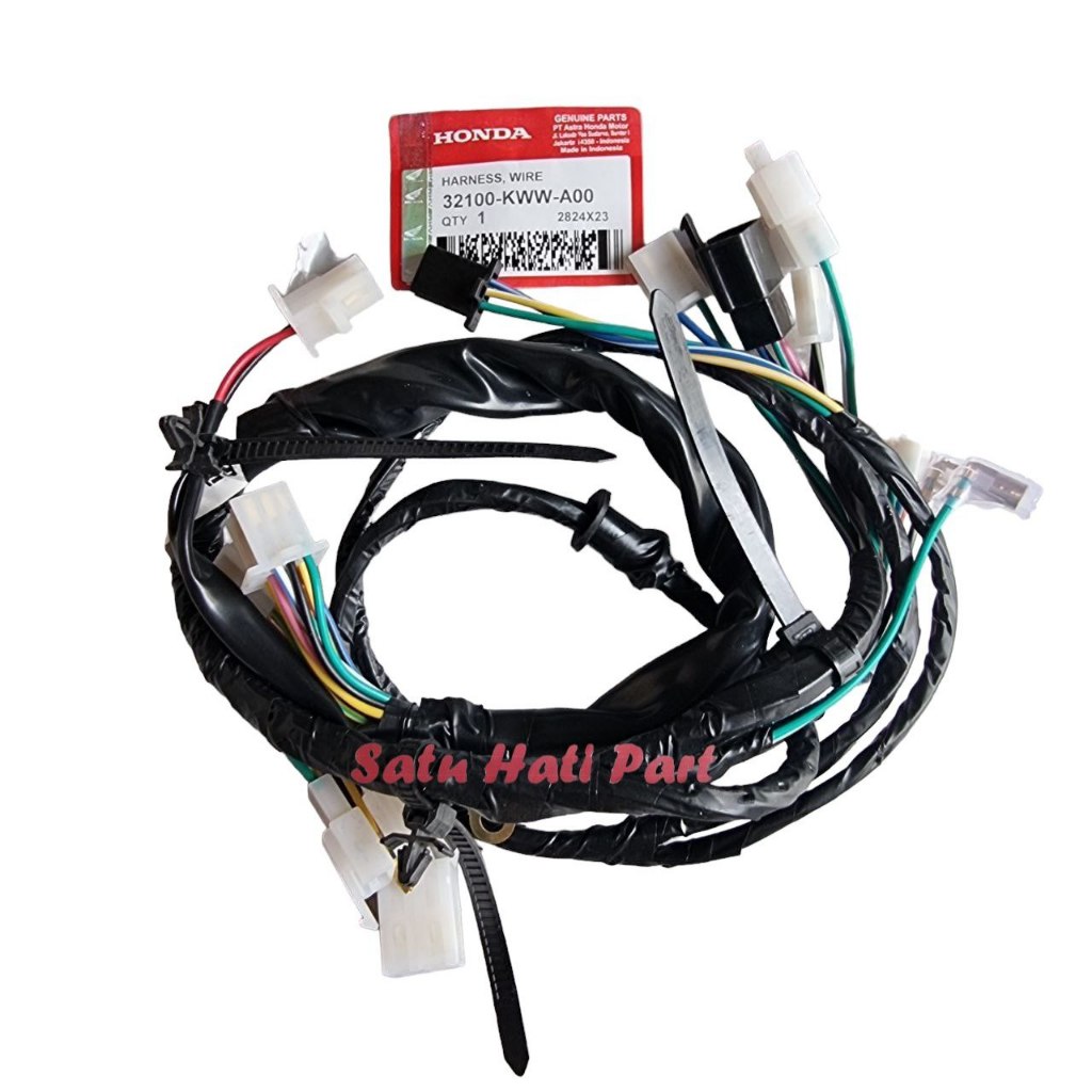 Jual Kabel Body Set Assy KWW Revo Absolute, Revo Fit, Blade Original ...