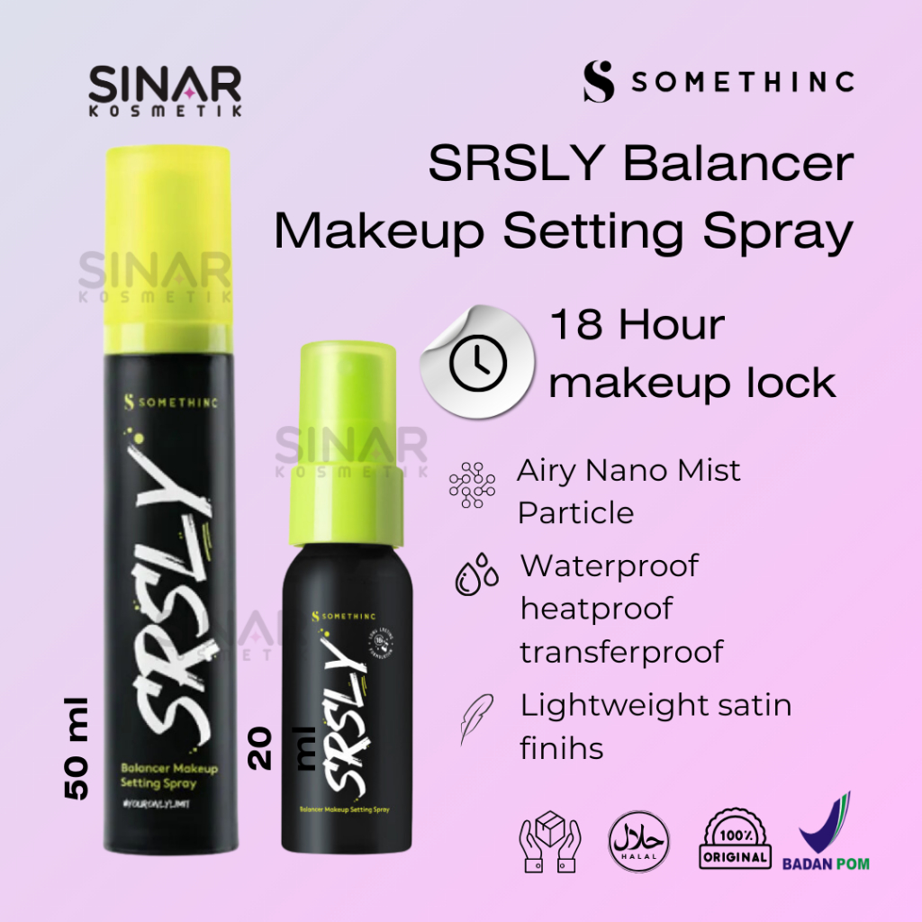 Jual Somethinc Srsly Balancer Makeup Setting Spray 50ml | 20ml | Shopee ...