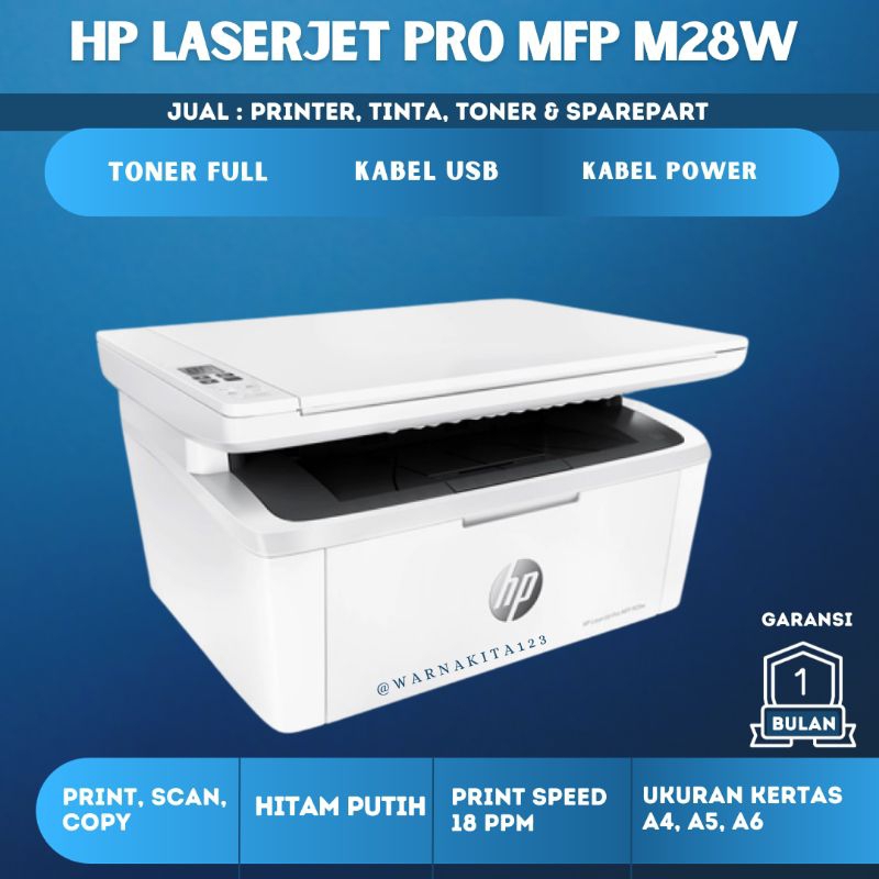 Jual HP LASERJET PRO MFP M28W | Shopee Indonesia