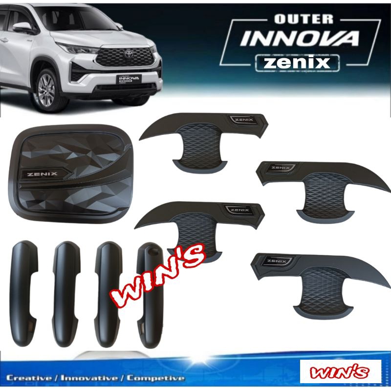 Jual paket lengkap outer handle dan tank cover innova zenix 2023-2024 | Shopee Indonesia
