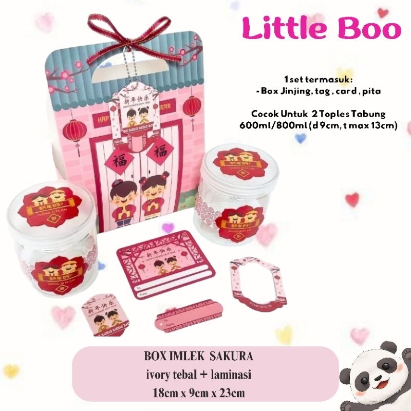 Jual Box Imlek Sincia Kue Kering / Kotak Bingkisan Hadiah Imlek Kue ...