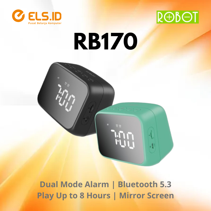 Jual Robot RB170 Speaker Bluetooth 5.3 with LED Display | Shopee Indonesia