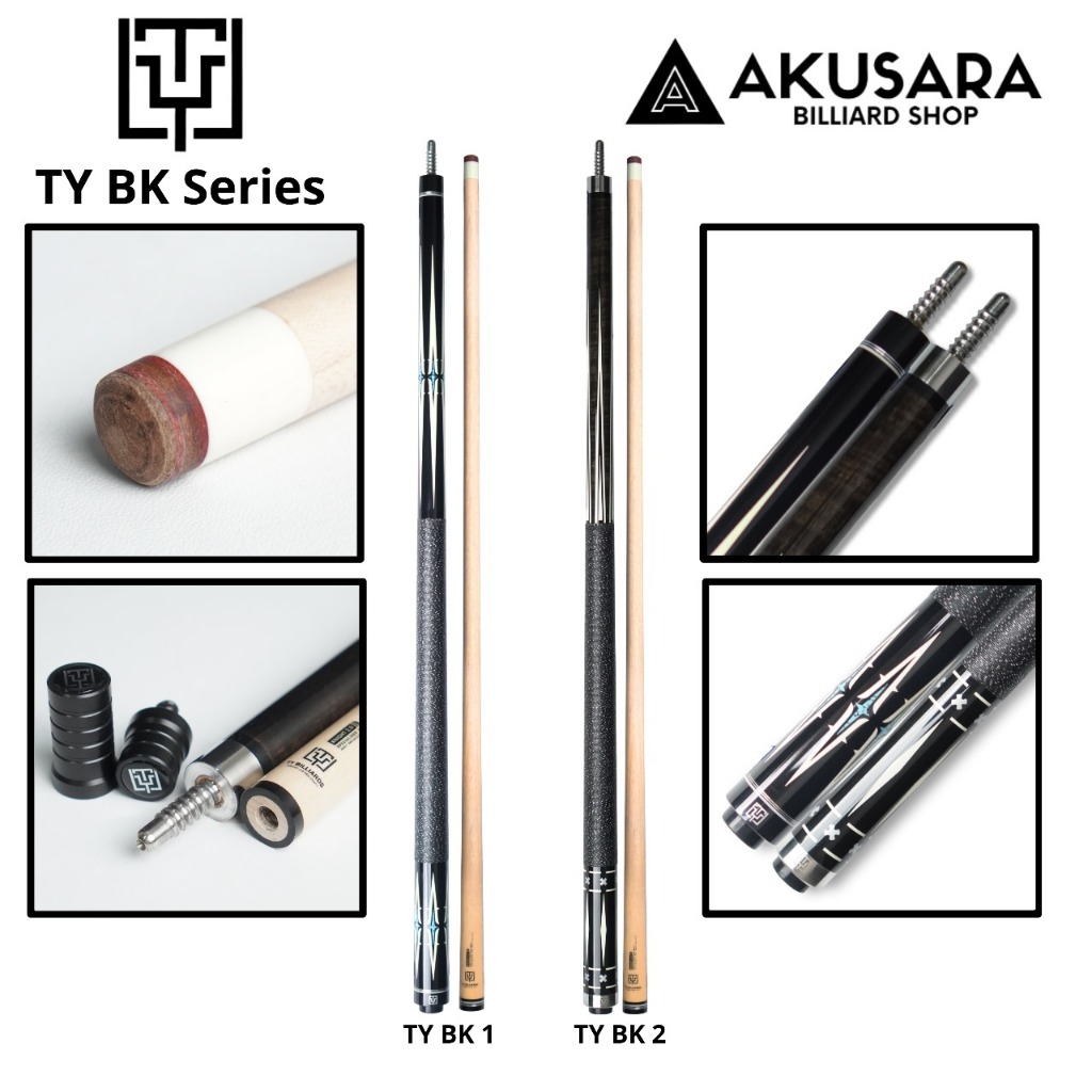 Jual Stik Billiard TY BK Low Deflection Shaft Cue Stick Biliard ...