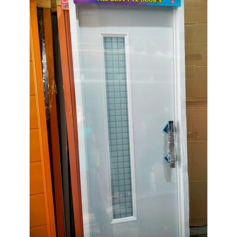 Jual Pintu PVC Kaca Es | Pintu Kamar mandi minimalis | Shopee Indonesia