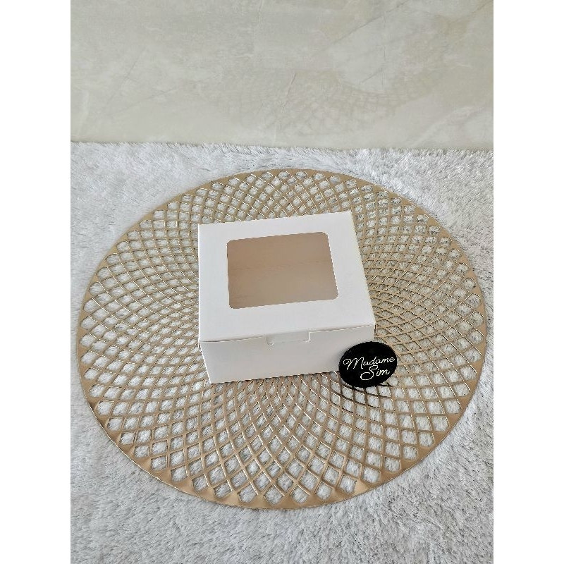 Jual BOX IVORY - SNACK BOX LAMINASI - DUS ROTI - KARDUS 14x12x7 ...