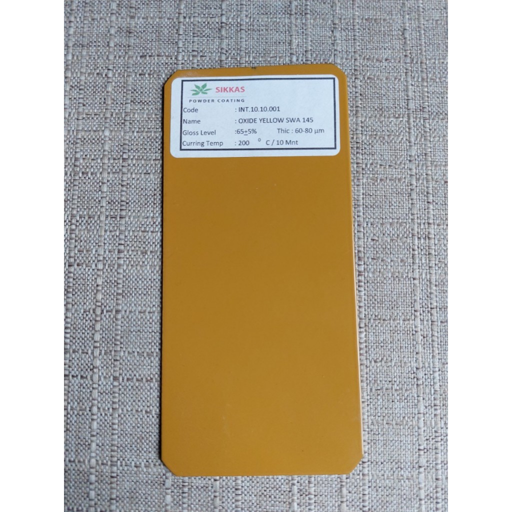 Jual Powder Coating Warna Oxide Yellow Swa 145 Interior - Harga 1 Kg ...