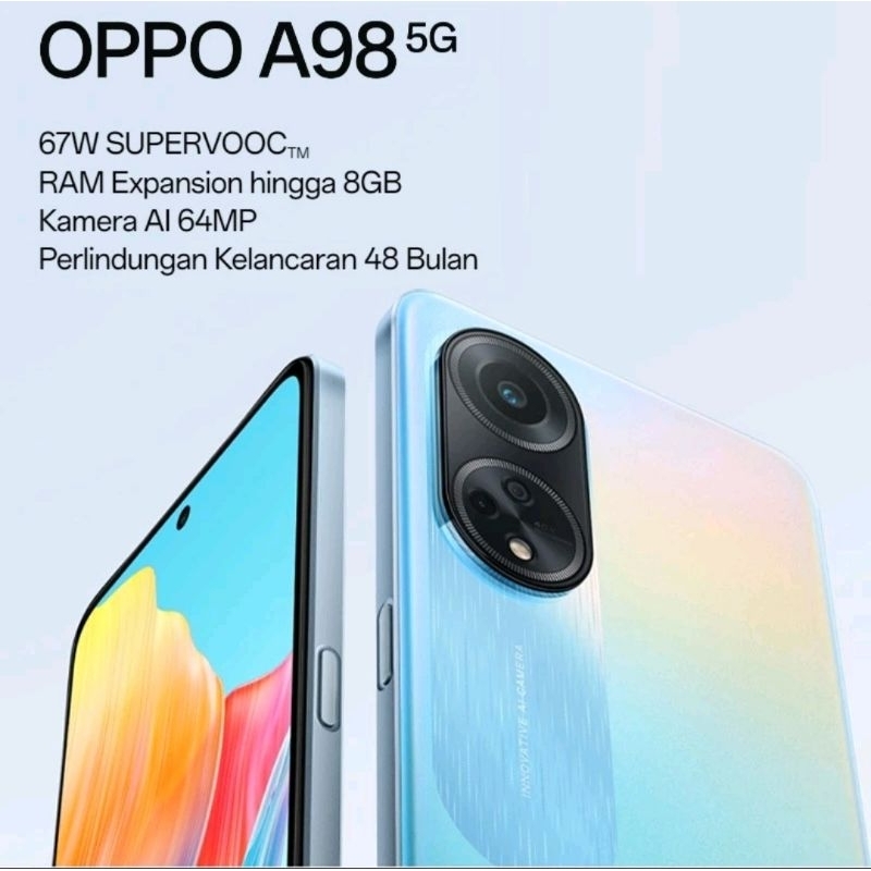 Jual Oppo A98 5G Ram 8/256 Gb [NEW] Segel Dosbuk 100% Original garansi ...