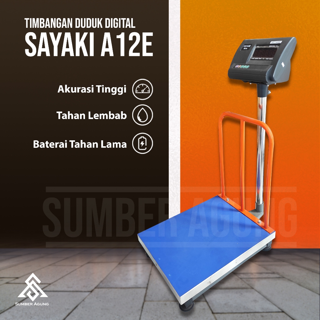 Jual Timbangan Barang Digital 150kg Sayaki A12E | Shopee Indonesia