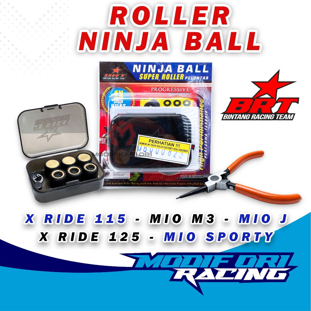 Jual Roller Ninja Ball BRT Mio Sporty - Mio J - X ride Roler Ninja Ball ...